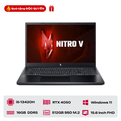 Laptop Acer Nitro V | ANV15-51-55CA (i5-13420H/15.6" IPS/2 X 8GB DDR5 ...