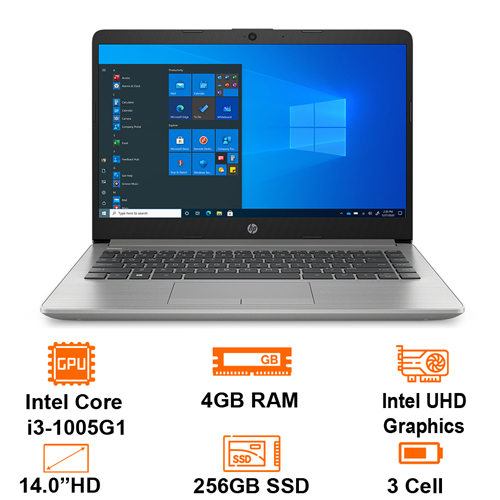 Laptop HP 240 G8 617M3PA ( 14 Intel Core i3-1005G1/4GB/256GB SSD/Windows 11 Home/1.5kg)