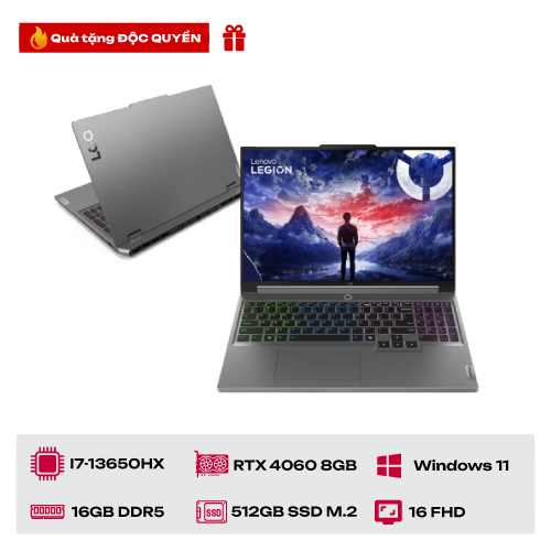 Laptop Lenovo Legion 5 16IRX9 | 83DG004XVN (i7-13650HX/16GB /512GB/RTX ...