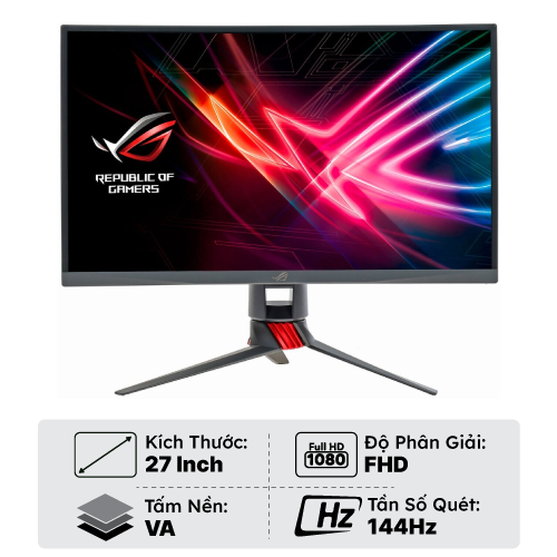 Màn Hình Gaming Cong ASUS ROG Strix XG27VQ - 27 Inch