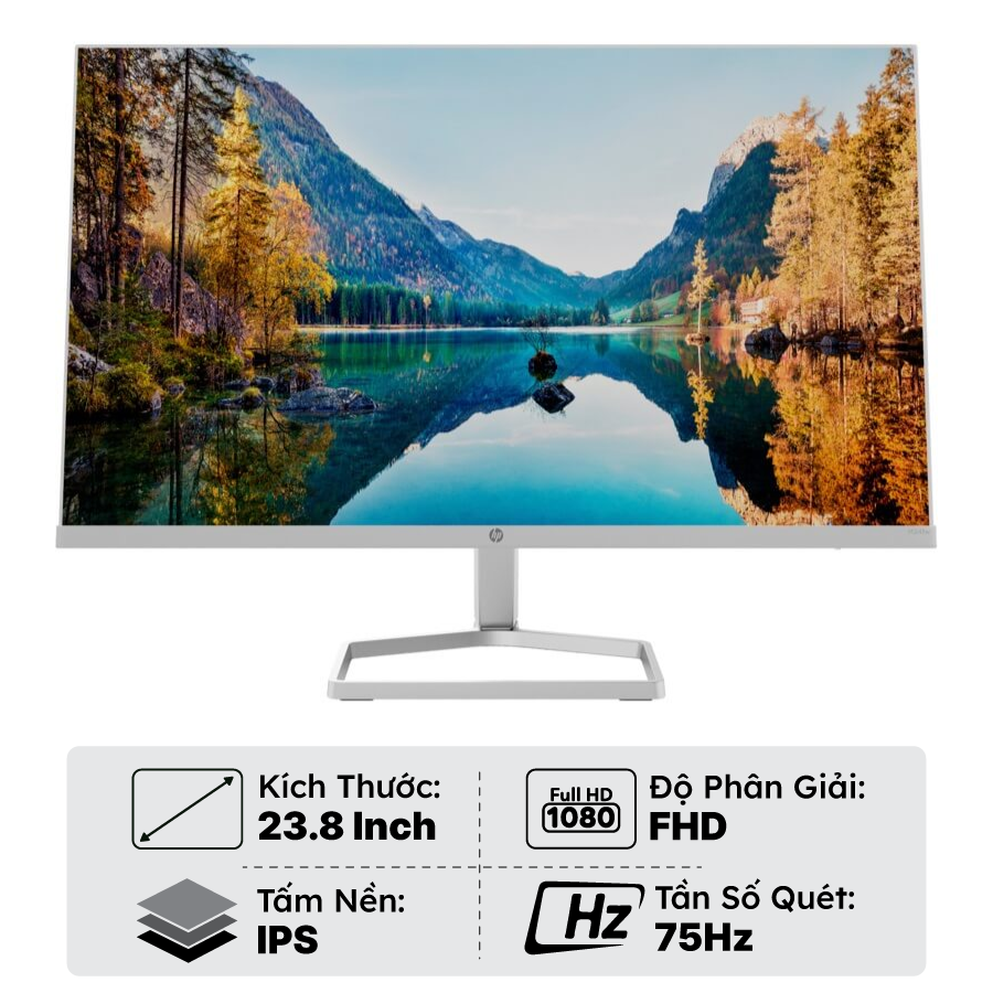 Màn hình LCD HP M24FW (1920 x 1080/IPS/75Hz/5 ms/FreeSync)