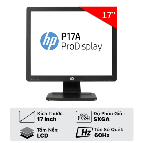 Màn Hình LCD HP- P17A - 17Inch (1280x1024/17 Inches/5 Ms)