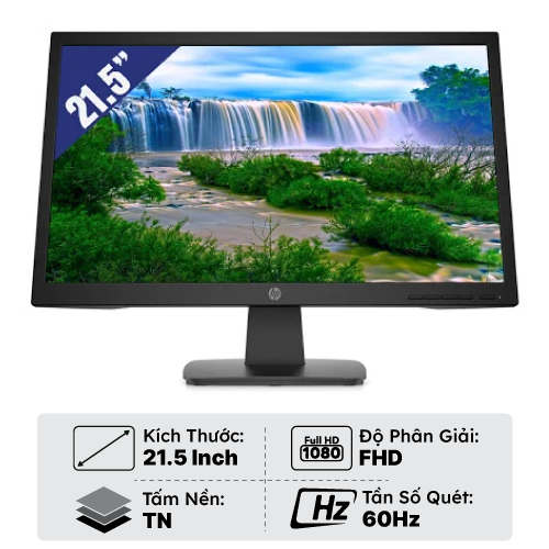 Màn hình LCD HP P22v G4 (1920x1080/TN/60Hz/5 ms)