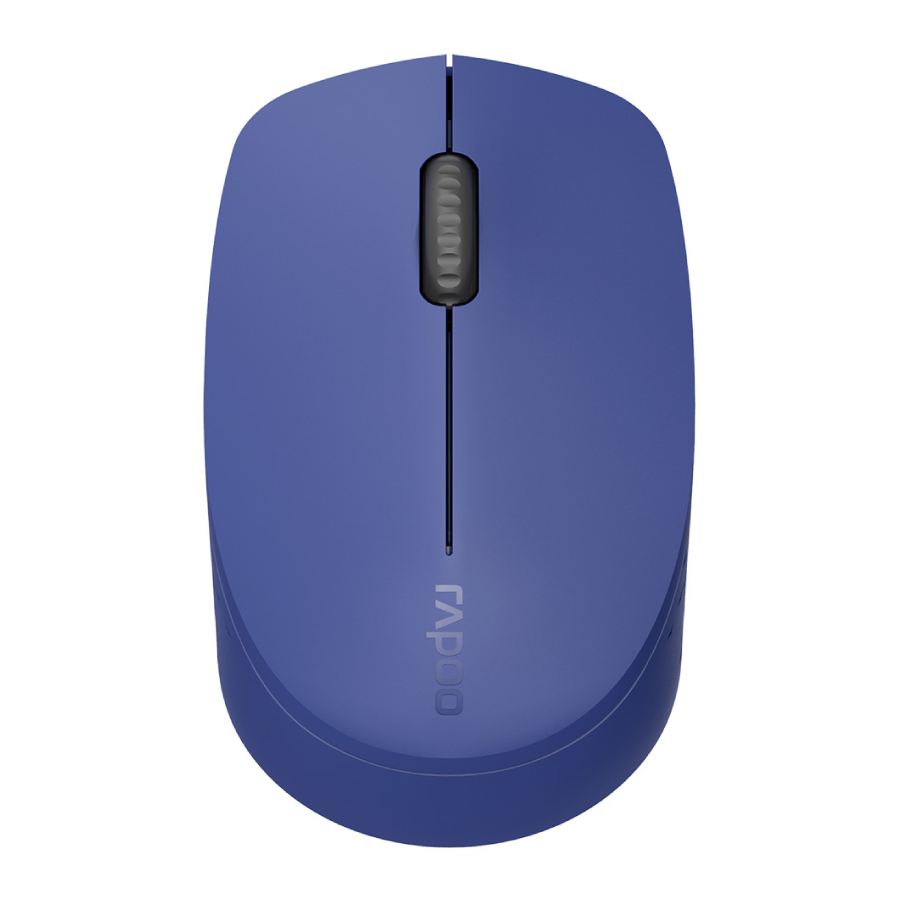 Chuột Bluetooth Rapoo M100 Silent (Wireless/1300 DPI/10 Triệu Click/Đen)