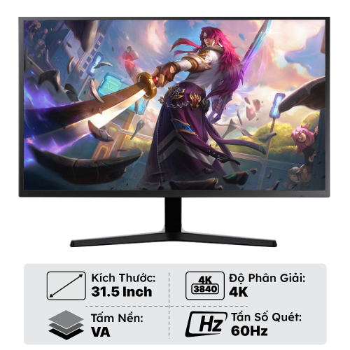 Màn hình LCD Samsung 32 inch UHD LU32J590UQEXXV (3840 x 2160/VA/60Hz ...