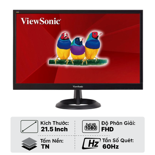 Màn hình Viewsonic VA2261H-2 (21.5 inch/FHD/TN/60Hz/5ms/200 nits/HDMI+VGA)
