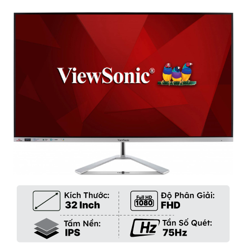 Màn hình LCD Viewsonic 32" VX3276 (1920 x 1080/IPS/75Hz/4ms)